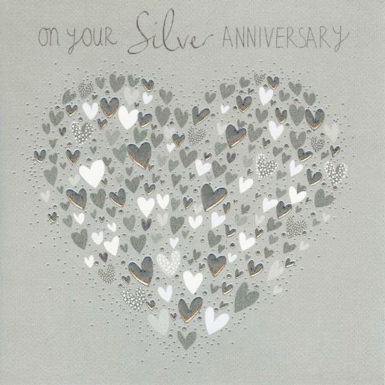 Silver Wedding Cards - Anniversary Cards - Occasions Cards